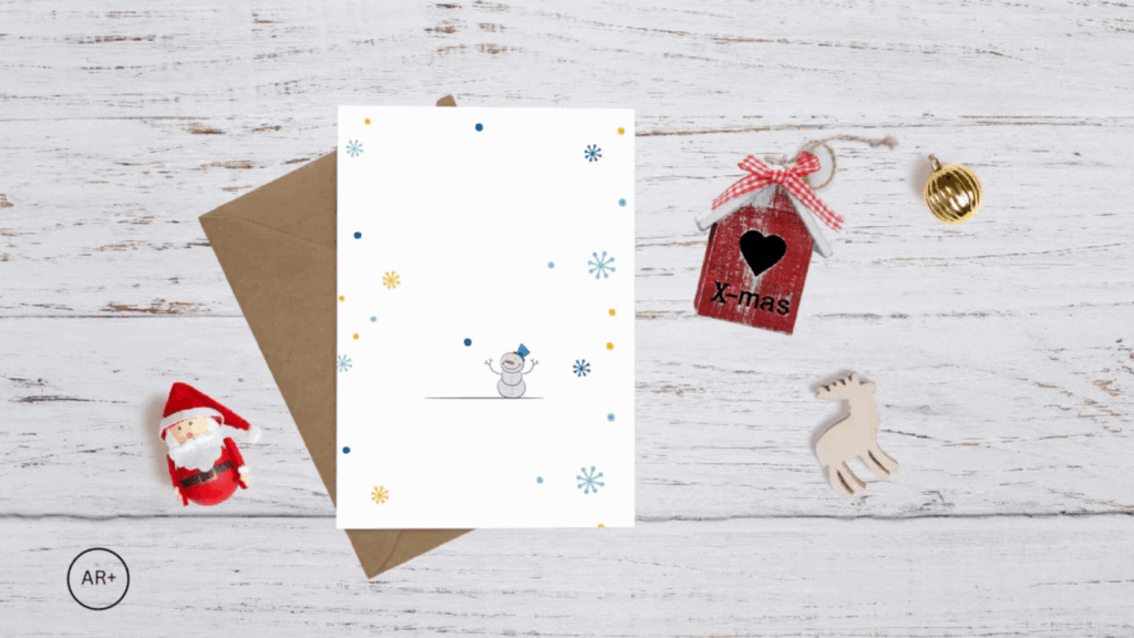 Frosty Friends Fantasy - Pack of 10 AR Postcards - artquix